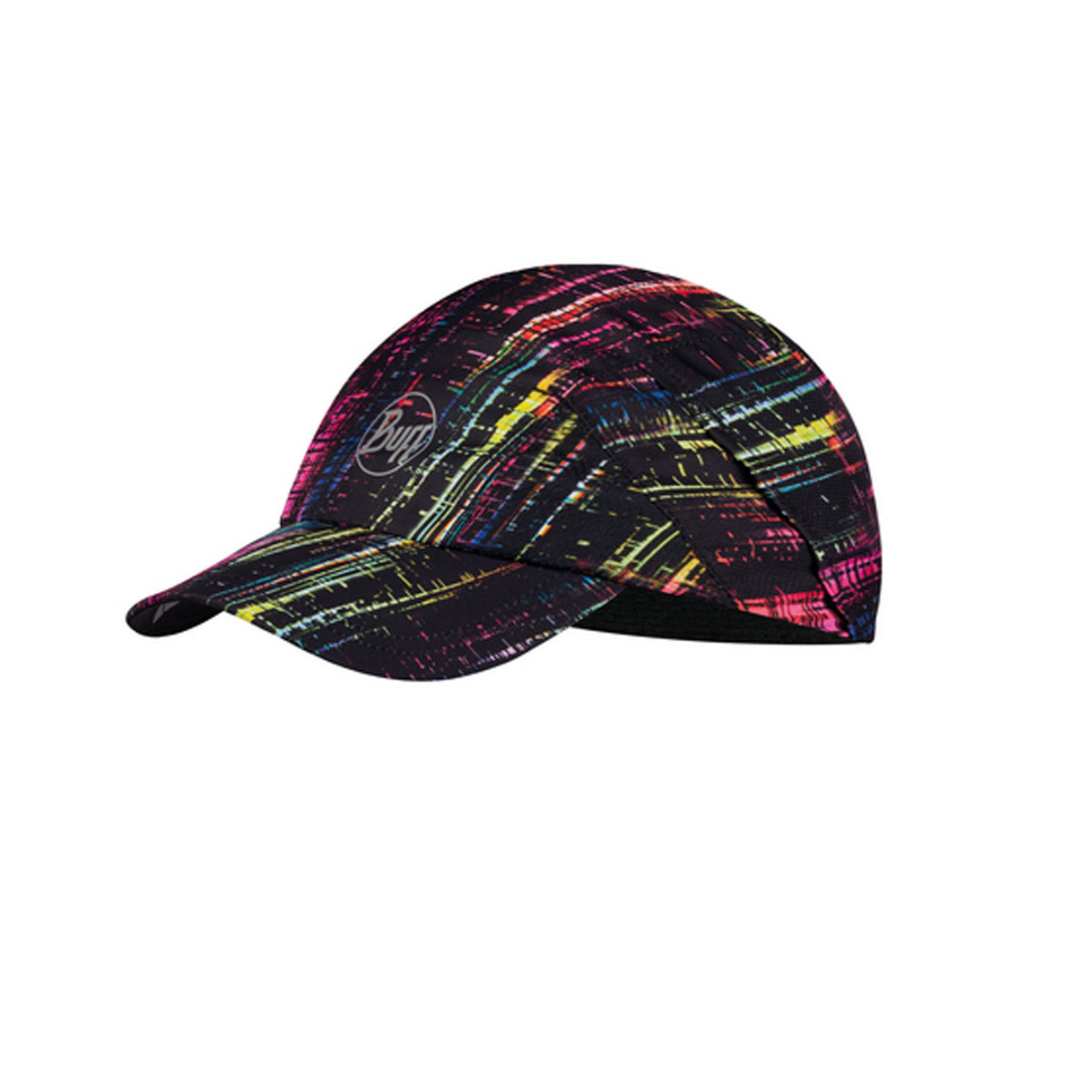 Buff Pro Run Cap Patterned Wira Black – Pangea Movements